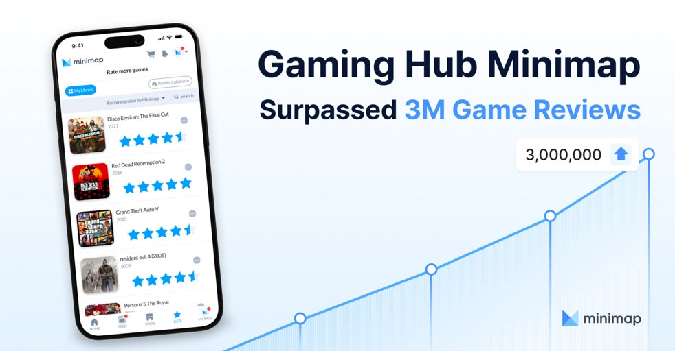The Gaming Review Community Service Minimap reaches 3M game review milestone | Magazine | Minimap