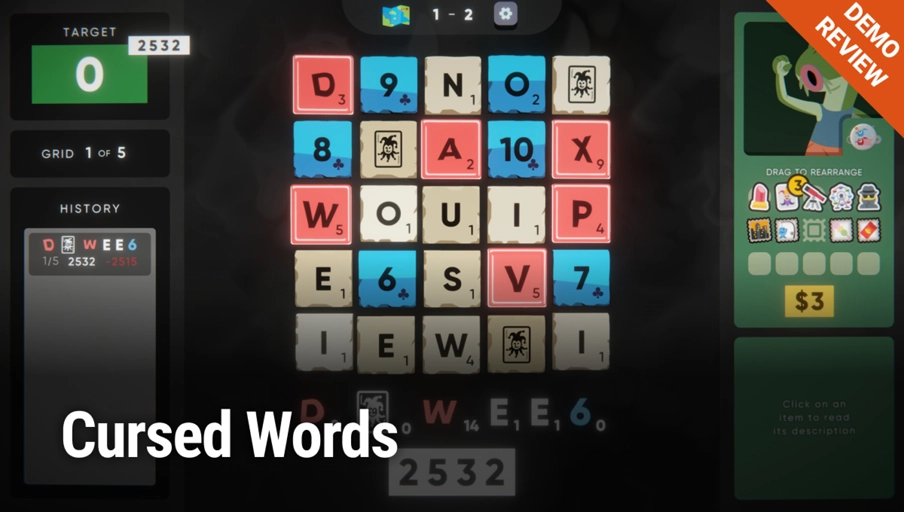 An Addictive Roguelite With a Linguistic Twist - Cursed Words Demo ...