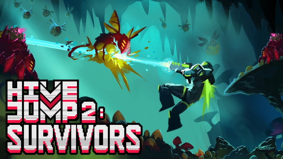 [Game Review] Hive Jump 2 - Can you survive from the bugs with a gun ...