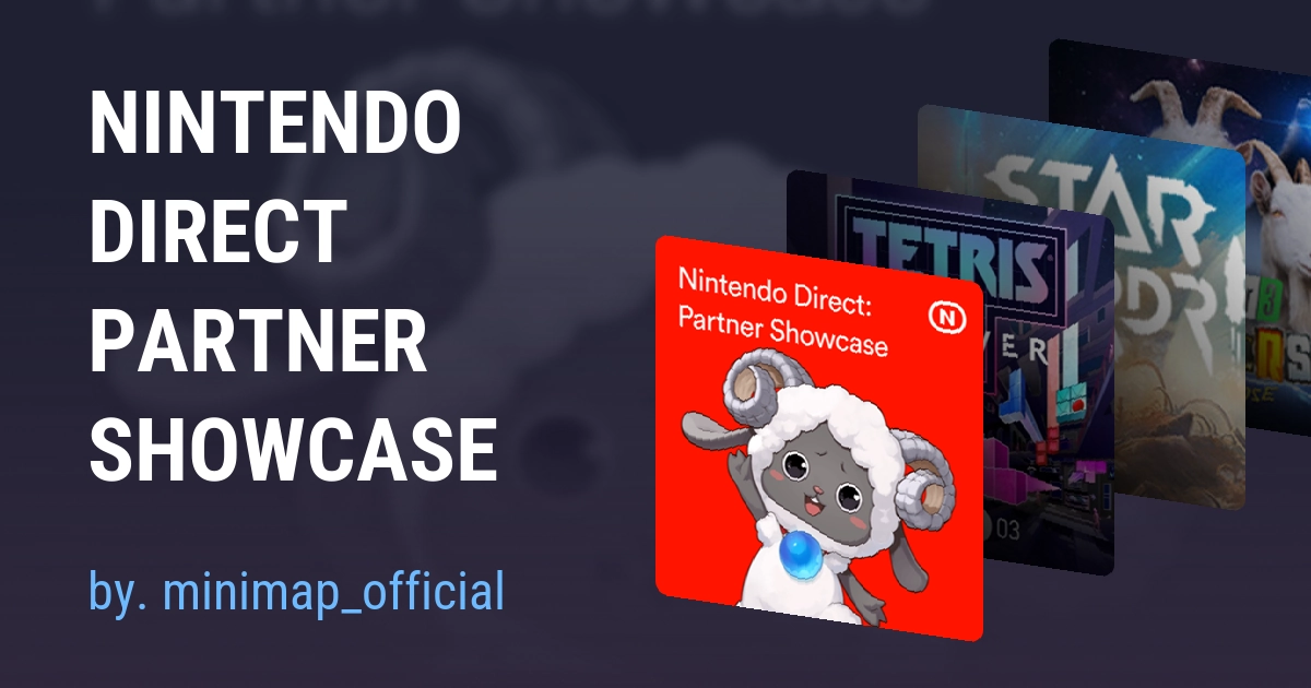 Nintendo Direct Partner Showcase | Minimap Collection